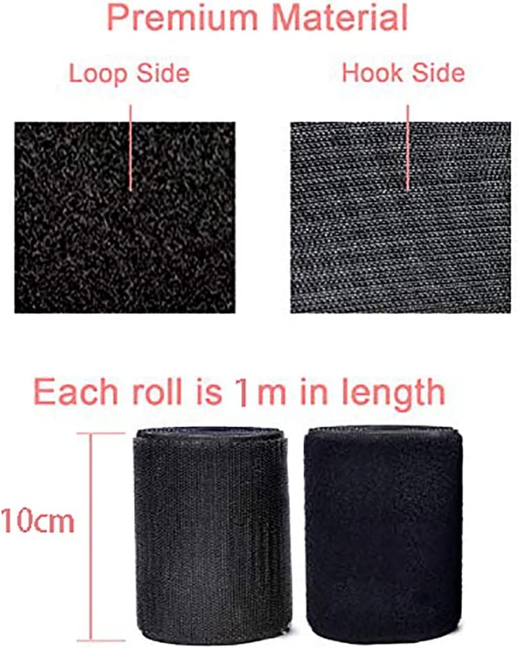 Velcro,Velcro Tape self Adhesive, Hook and Loop Tape Roll 10CM*1M Sewing Velcro Non-Adhesive Nylon Fabric Fastener Fastening Tape Heavy Duty Strips for DIY Craft Supplies,for Shoes,Bags,Gloves,Etc.26