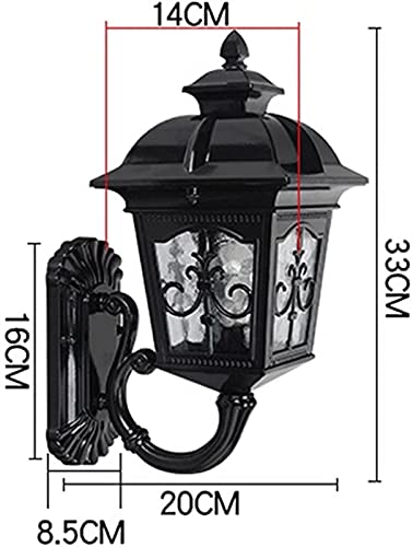 TAMSOI Modern Exterior Wall Mounted Light Matte Black Housing Sconce Aluminum Outdoor Waterproof Wall Lamp with Clear Shade Porch Light Fixtures for Garage Doorway Entryways Lighting