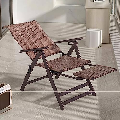 JHKZUDG Folding Patio Rocking Chairs,Garden Rattan Chairs,Portable Rocking Chair,PE Rattan Rocking Chair with Steel Frame, for Garden, Backyard, Porch