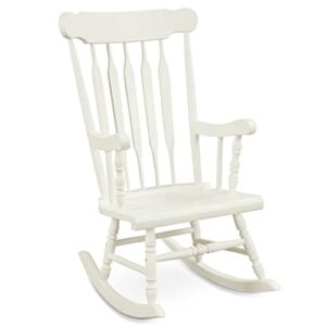 ZJHYXYH Solid Wood Rocking Chair Porch Rocking Chair Indoor Outdoor Seating