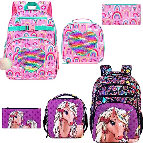 TXHVO 6PCS Unicorn Bag 24