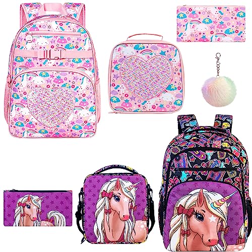 TXHVO 6PCS Unicorn Bag 25