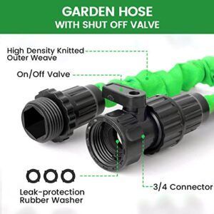 Expandable Garden Hose Water Pipe: Flexible Water Hose with 7 Function Hose Nozzle, Multi-functional Magic Hoses for Gardening, 50 FT