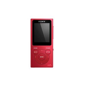 Sony NWE394/R 8GB Walkman MP3 Player (Red) & ZX Series Wired On-Ear Headphones, Black MDR-ZX110, 7.87 x 1.81 x 5.87 inches