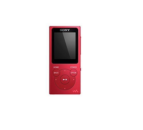 Sony NWE394/R 8GB Walkman MP3 Player (Red) & ZX Series Wired On-Ear Headphones, Black MDR-ZX110, 7.87 x 1.81 x 5.87 inches