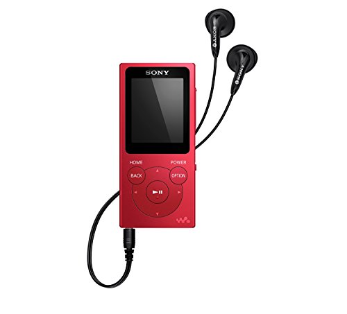 Sony NWE394/R 8GB Walkman MP3 Player (Red) & ZX Series Wired On-Ear Headphones, Black MDR-ZX110, 7.87 x 1.81 x 5.87 inches