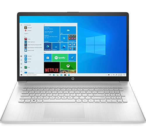 HP Laptop 17-cn0006cy 17.3" HD+ Touchscreen Display, Intel Core i3-1125G4, Intel UHD Graphics, 8GB RAM, 512GB SSD, Wi-Fi and Bluetooth, Natural Silver (Renewed)