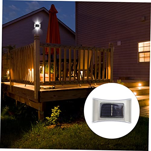 Uonlytech 1 Set Night Light Wall Lights Outdoor Exterior Outdoor Wall Lights Outdoor Wall Sconce Patio Wall Lights Exterior Wall Lantern Down Lights Outdoor Solar Powered Lamp Home Wall Lamp