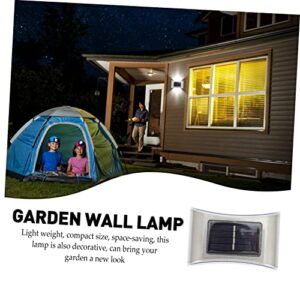 Uonlytech 1 Set Night Light Wall Lights Outdoor Exterior Outdoor Wall Lights Outdoor Wall Sconce Patio Wall Lights Exterior Wall Lantern Down Lights Outdoor Solar Powered Lamp Home Wall Lamp