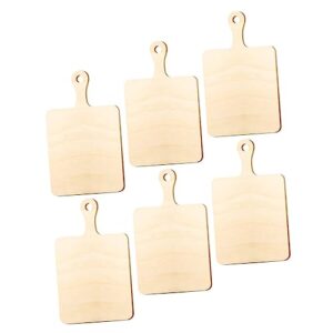 corhad 6pcs home accessories decor wood chopping boards wood decor interesting kindergarten home supplies chopping board set cutting board decorate mini cut wood accessories wooden