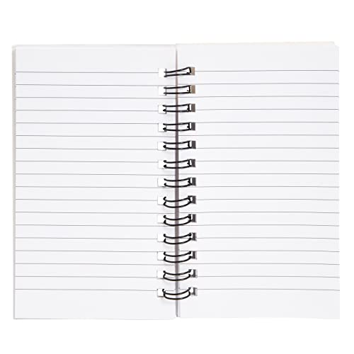 12 Pack Small Spiral Bound Pocket Sized Notebook with Lined Pages, 50 Sheets Each, 3 Designs (3x5 In)