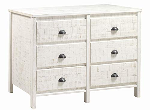 Camaflexi Baja Dresser, 6 Drawer, White