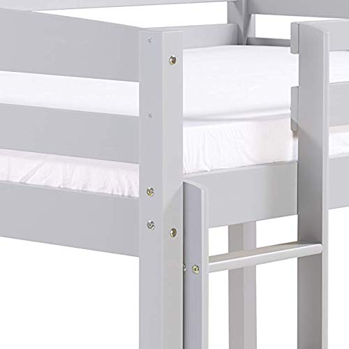 Concord Junior Loft Bed, Full, Grey