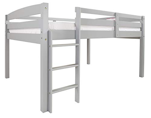 Concord Junior Loft Bed, Full, Grey