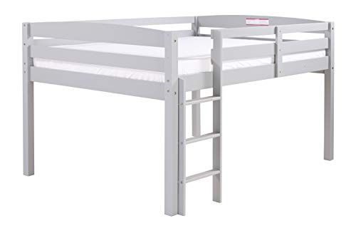 Concord Junior Loft Bed, Full, Grey