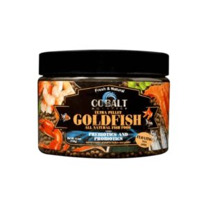 cobalt aquatics ultra goldfish floating pellets 3 mm, 4.5 oz.