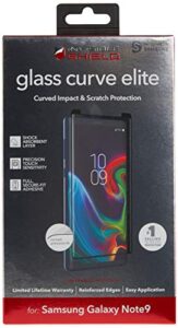 zagg invisibleshield glass curve elite - screen protector for samsung galaxy note 9 (200101855)