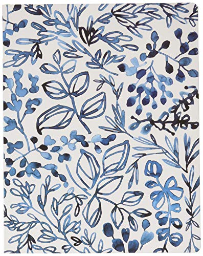 Fringe Wc Indigo Leaf Lg Paperback Journal (841028)