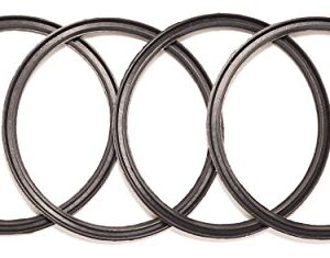 4 Pack New OEM Replacement Rubber Lid Seals for 14 or 30 Ounce Insulated Stainless Steel Tumblers Such As Yeti RTIC Ozark Trail Mossy Oak Atlin Beast