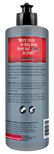 the Wax Shop 50964 Deep Reflections Liquid Carnauba Wax - 16oz