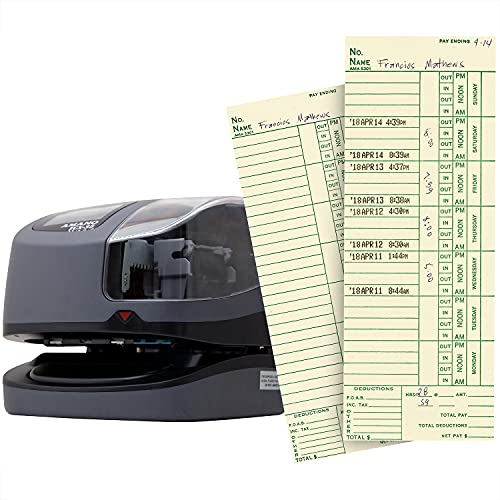 AMANO TCX-35 Time Clock, Document, and Date Stamp