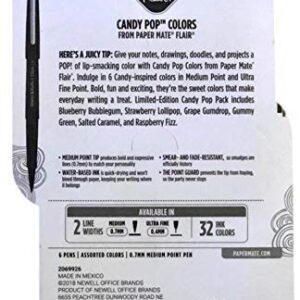 Paper Mate Flair174; Pens, 6ct - Candy Pop Multi-Colored