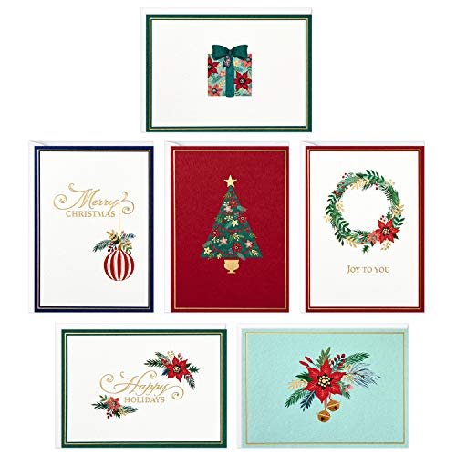 Hallmark Boxed Christmas Cards Assortment, Holiday Icons (48 Cards with Envelopes) (1XPX5173)