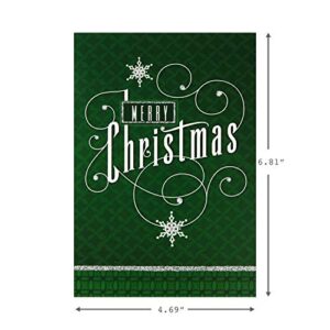 Image Arts Christmas Boxed Cards Assortment, Elegant Lettering (4 Designs, 24 Cards with Envelopes)