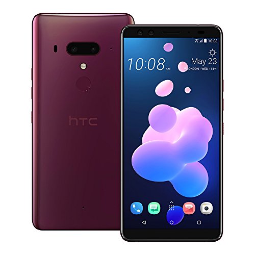 HTC U12 Plus (2Q55100) 6GB/64GB 6.0-inches LTE Dual SIM Factory Unlocked - International Stock No Warranty (Flame Red)