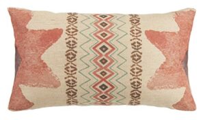 h hiend accents burlap pk star end pillow, 11x19