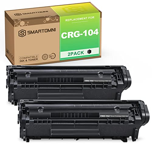 S SMARTOMNI Compatible Toner Replacement for Canon 104 FX-10 FX-9 HP 12A Q2612A Toner use with Canon ImageClass D450 D420 D480 MF4270 MF4350d HP Laser 1020 1022 1022n 3015 1018 3050 1015 Printer