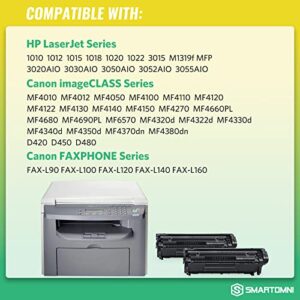 S SMARTOMNI Compatible Toner Replacement for Canon 104 FX-10 FX-9 HP 12A Q2612A Toner use with Canon ImageClass D450 D420 D480 MF4270 MF4350d HP Laser 1020 1022 1022n 3015 1018 3050 1015 Printer