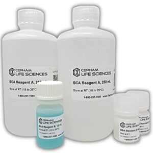 Bicinchoninic Acid (BCA) Protein Assay w/BSA Protein Standard, 500 Assays/ 2500 Micro-assays, Colorimetric- by Cepham Life Sciences