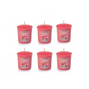 yankee candles votive candles - juicy watermelon (6 pack)