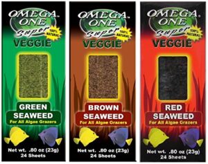 omega one super veggie red, brown, and green seaweed bundle