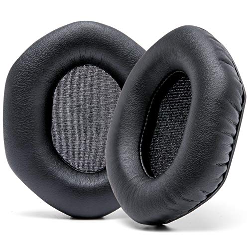 WC Wicked Cushions Replacement XL Ear Pads For Vmoda Headphones - Compatible with Vmoda M100 & Crossfade Series | Soft Leather, Luxurious Memory Foam, Added Thickness, Enhanced Noise Isolation | Black