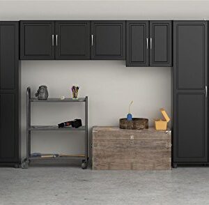 SystemBuild Kendall 24" Wall Cabinet - Black