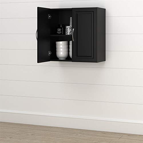 SystemBuild Kendall 24" Wall Cabinet - Black