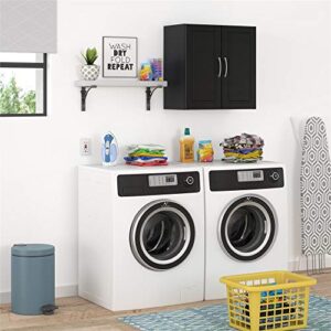 SystemBuild Kendall 24" Wall Cabinet - Black