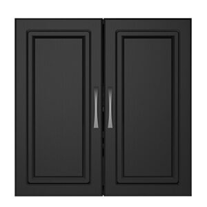 SystemBuild Kendall 24" Wall Cabinet - Black