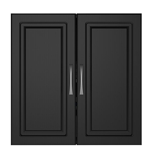 SystemBuild Kendall 24" Wall Cabinet - Black