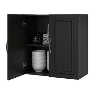 SystemBuild Kendall 24" Wall Cabinet - Black