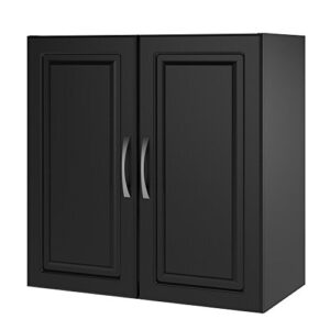 SystemBuild Kendall 24" Wall Cabinet - Black