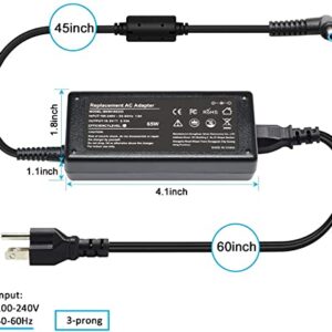 65W Laptop Charger Replace for HP ProBook 640 G2 650 G2 430 G3 440 G3 450 G3 455 g3 470 g3 450 g6 EliteBook 820 830 840 850 G6 G3 G4 G5 G7 725 745 755 G3 G4 G5 G6 Adapter Power Cord