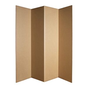 privacy room divider (2-pack) - kraft