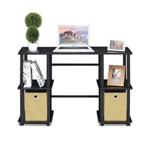 FURINNO Turn-N-Tube Computer Desk, Espresso