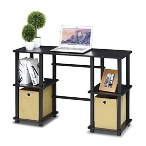 FURINNO Turn-N-Tube Computer Desk, Espresso