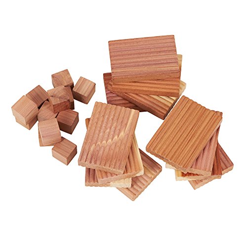 Household Essentials Set Cedar Blocks, Brown