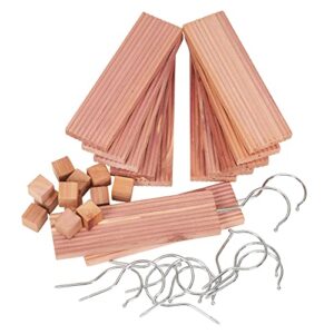 household essentials 35780-1 cedar hang up set, brown