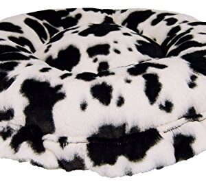 Bessie and Barnie Ultra Plush Spotted Pony/ Snow White Deluxe Luxury Shag Dog/Pet Lily Pod Bed Machine Washable